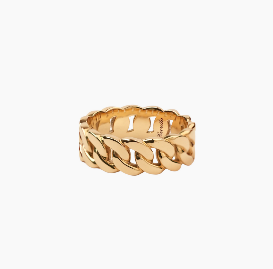 Chunky Solid Gold Rings - Cavetta
